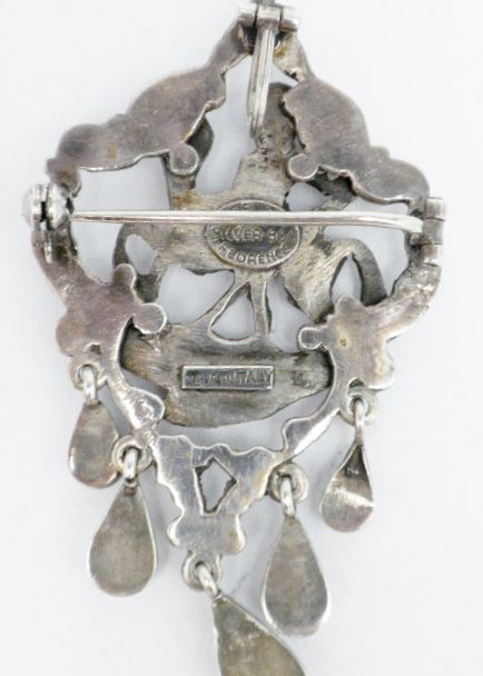 Antique Peruzzi 800 Silver George Dragon Brooch Italy – Cydney's Antiques