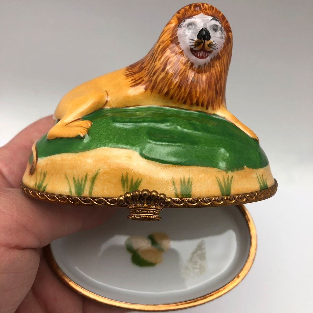 Lion Limoge Box – Cydney's Antiques